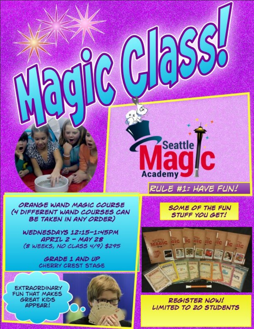 Magic Club at Cherry Crest – CHERRY CREST ELEMENTARY PTSA