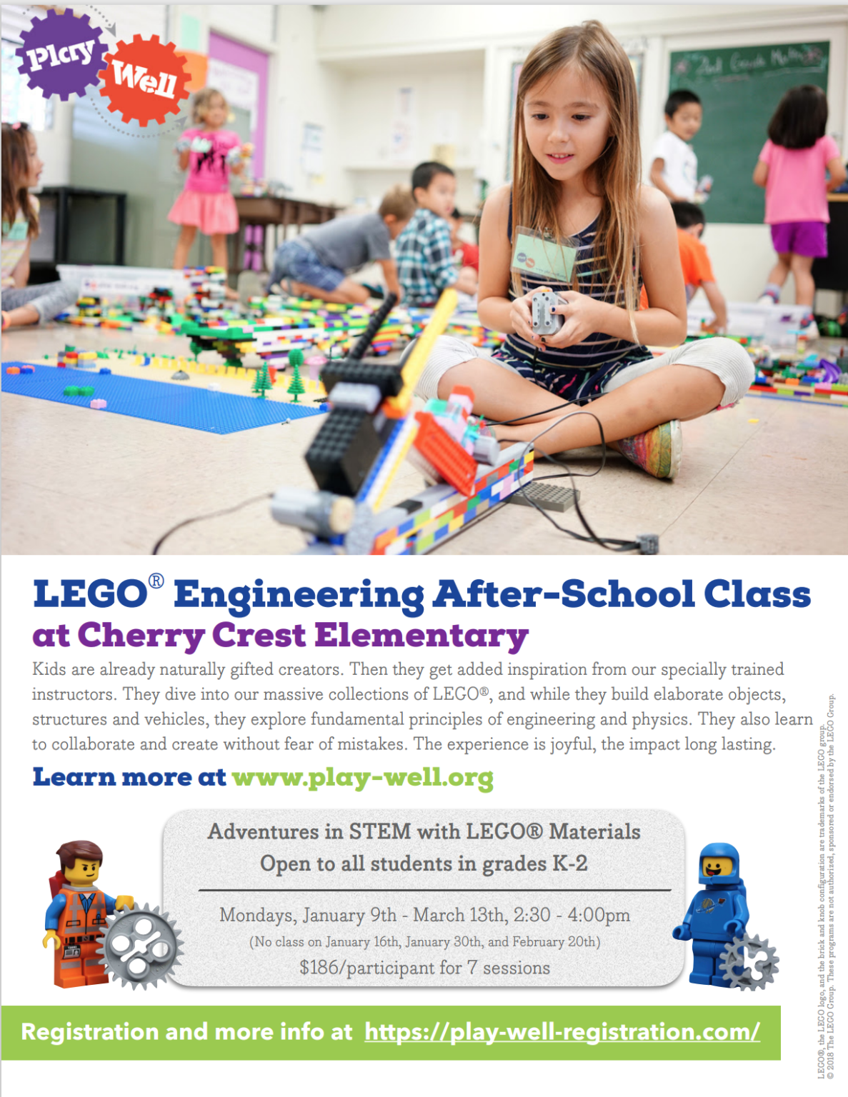 LEGO Engineering After-School Class – CHERRY CREST ELEMENTARY PTSA